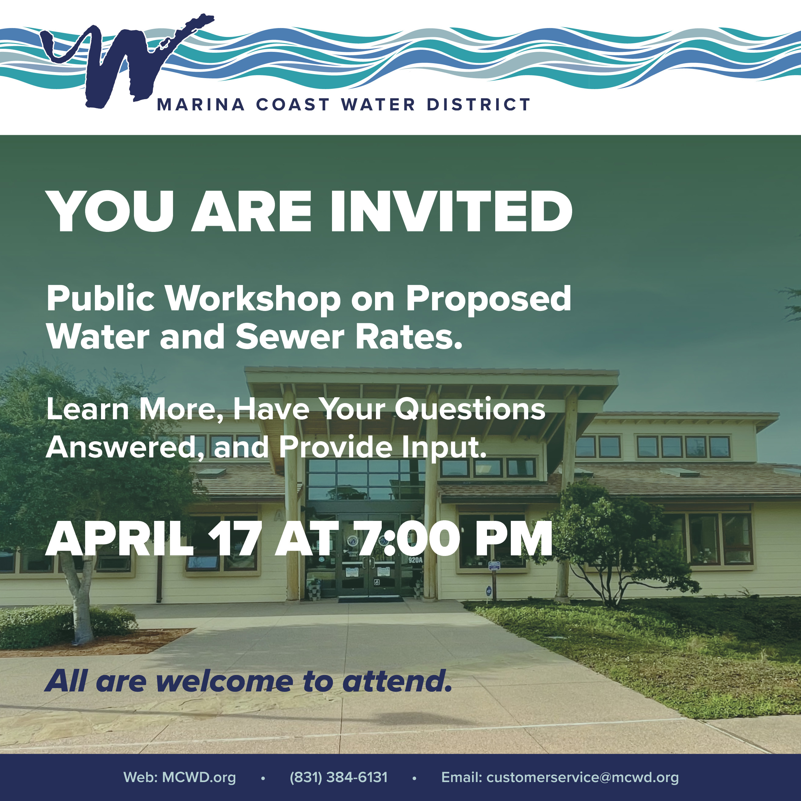 Summary of Proposed New Water, Sewer, and Recycled Water Rates : MCWD